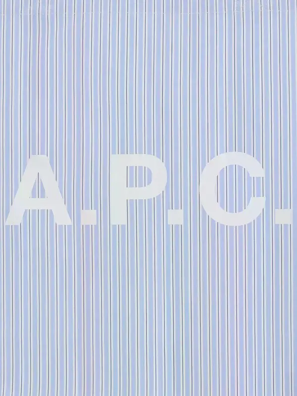 A.p.c. Diane Striped Tote Bag