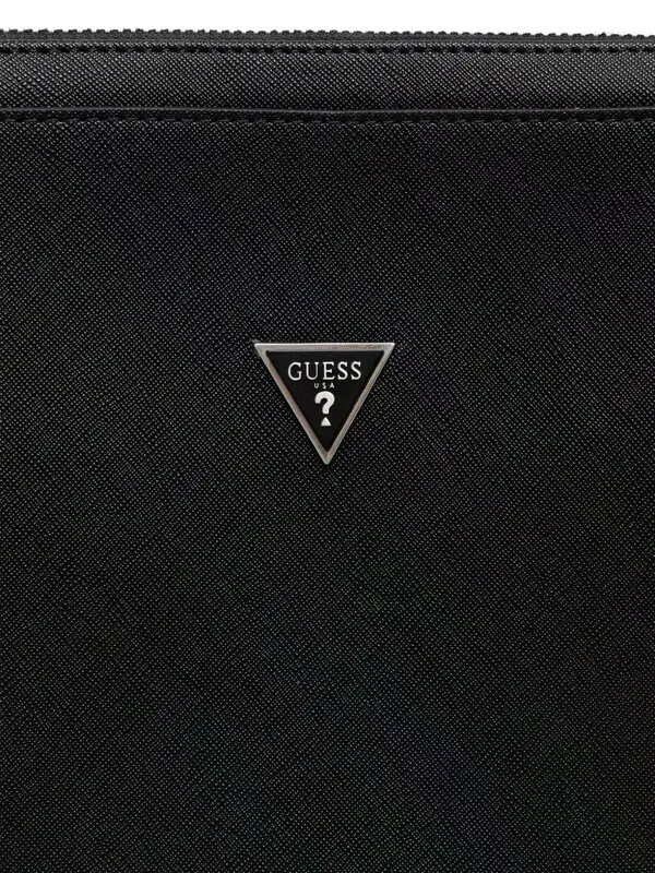 Guess Logo-plaque Documents Bag