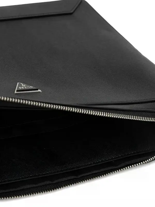 Guess Logo-plaque Documents Bag