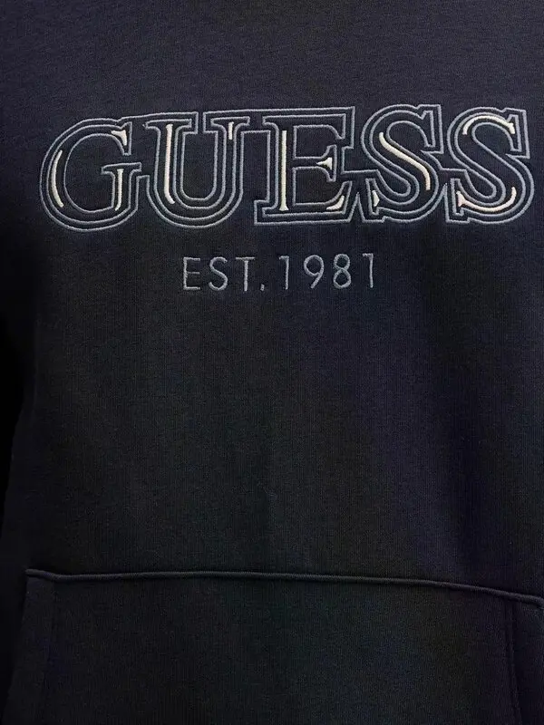 Guess Logo-embroidered Hoodie