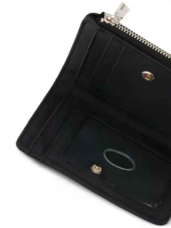 Guess Laurel Peony Logo-embossed Bifold Wallet - Black