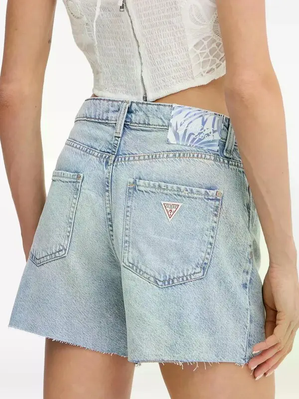 Guess Frayed Denim Shorts