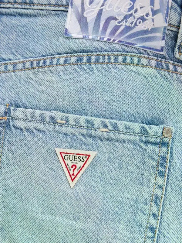Guess Frayed Denim Shorts