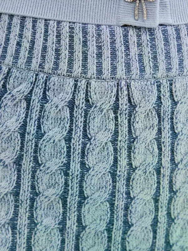 Guess Cable-knit Mini Skirt