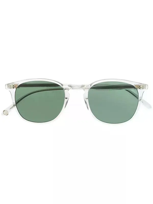 Garrett Leight Kinney Round-frame Glasses - Grey