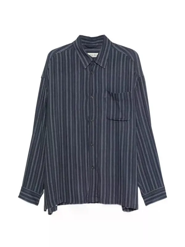 ROLD SKOV Slit Striped Shirt