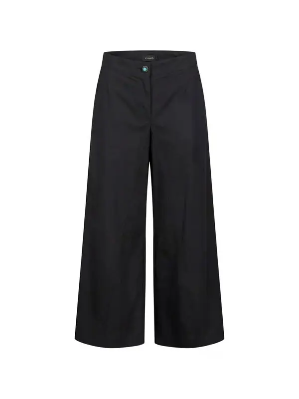 Pinko Canelli Wide-leg Trousers - Black