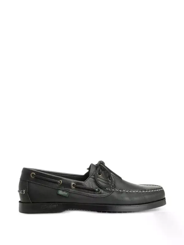 Paraboot Barth Lace-up Boat Shoes - Black