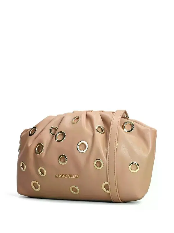 MARC ELLIS Daphne Studs Eyelet-embellished Shoulder Bag