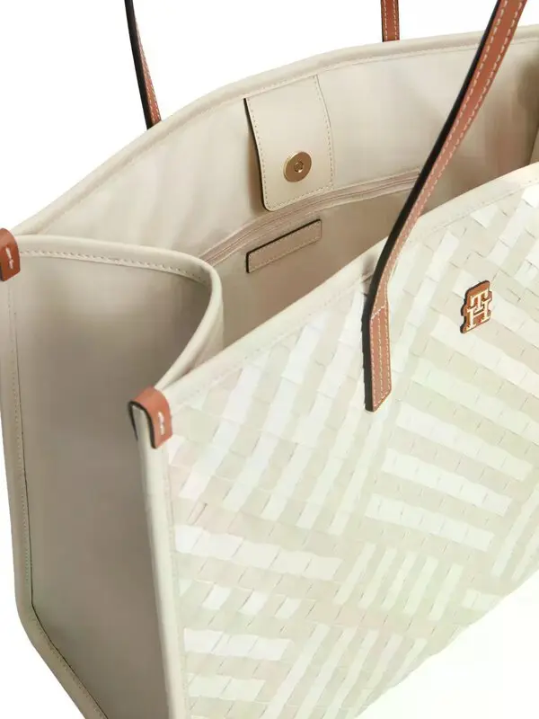 Tommy Hilfiger Logo Plaque Tote
