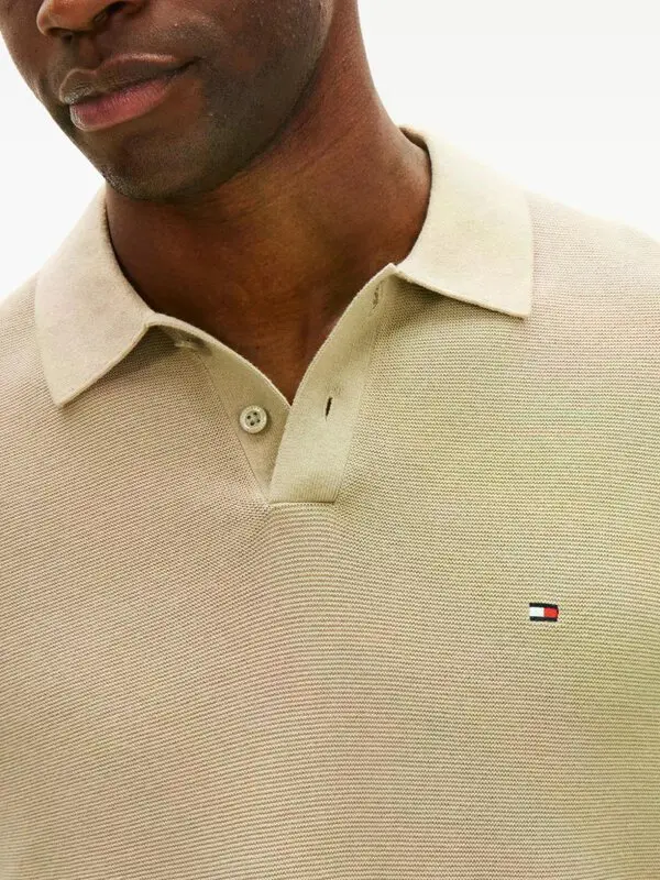 Tommy Hilfiger Short-sleeve Polo Shirt - Neutrals
