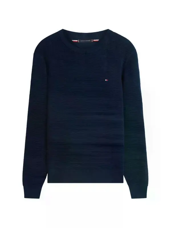 Tommy Hilfiger Logo-embroidered Sweater - Blue