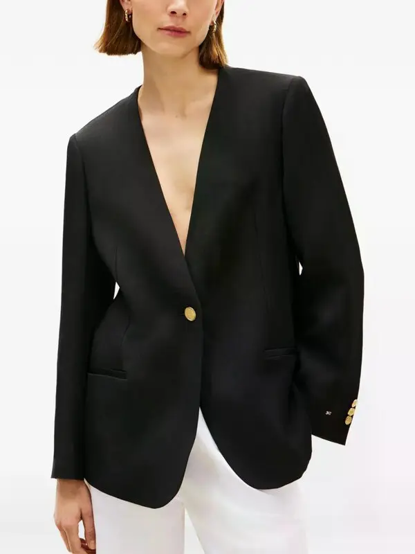 Tommy Hilfiger Linen-blend Single-breasted Blazer