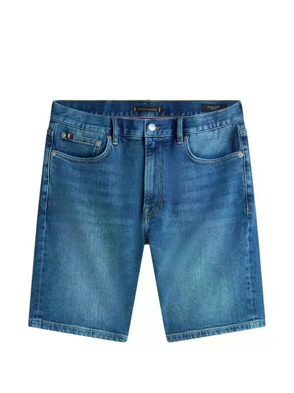 Tommy Hilfiger Denton Faded Denim Shorts - Blue