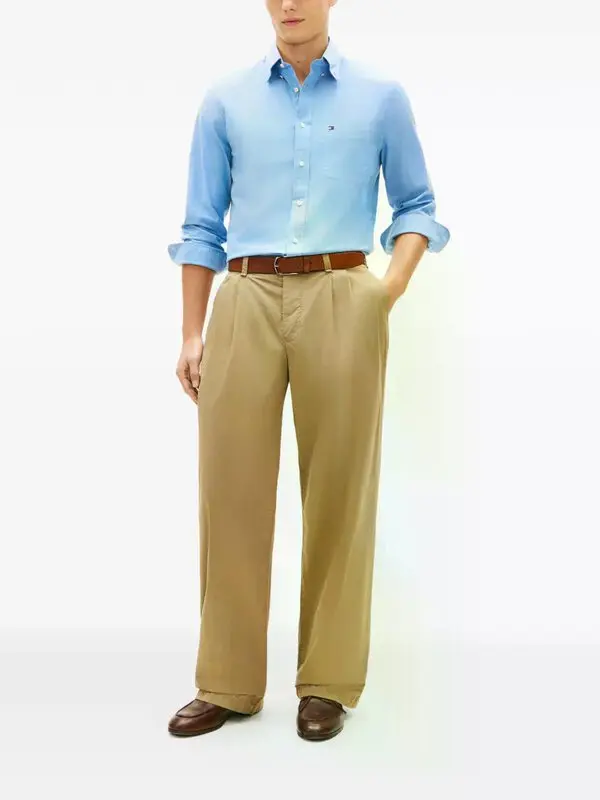 Tommy Hilfiger Slim-fit Button-down Cotton Oxford Shirt