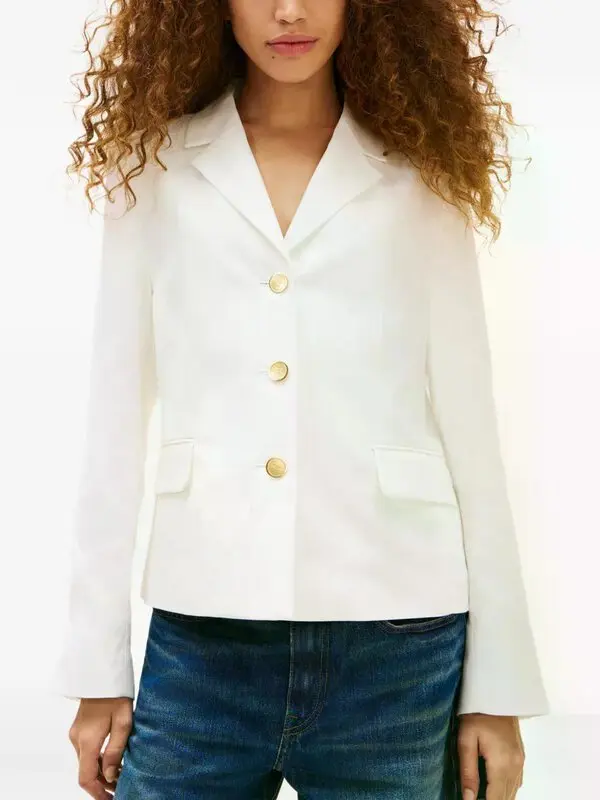 Tommy Hilfiger Slim-fit Single-breasted Blazer - White
