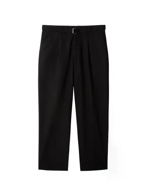 Calvin Klein Belted Pleat-detail Trousers - Brown