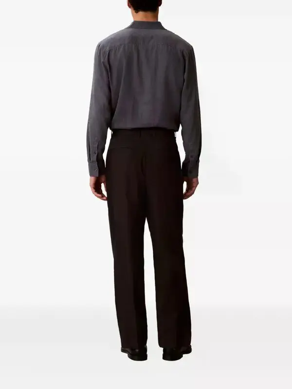 Calvin Klein Pleat-detail Trousers - Brown