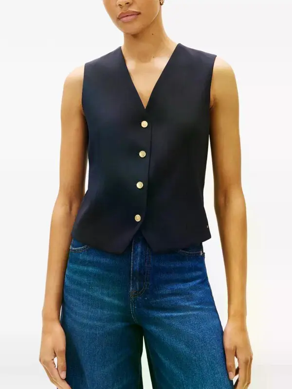 Tommy Hilfiger V-neck Wool-blend Waistcoat