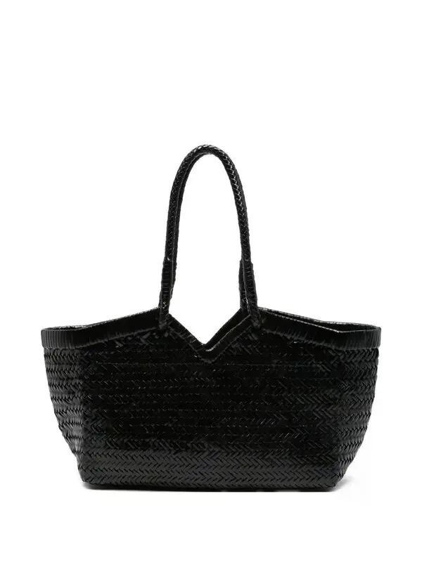 VIPERA Crudella Leather Tote Bag - Black