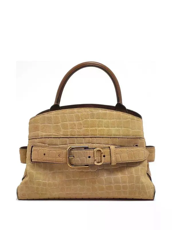 Marc Jacobs Croc-effect Buckled Tote Bag - Neutrals