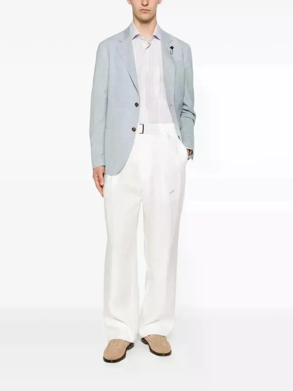 Tagliatore Belted Pleated Trousers