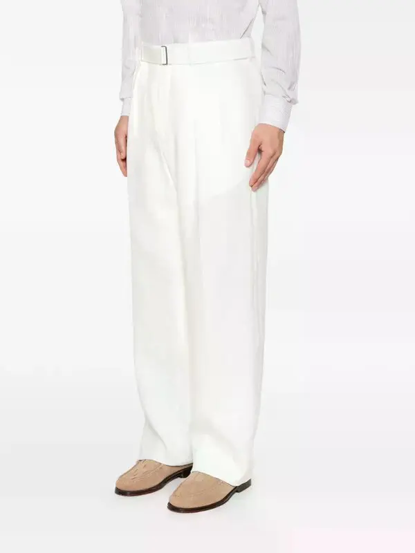 Tagliatore Belted Pleated Trousers