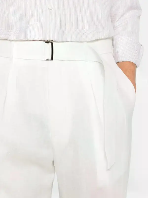 Tagliatore Belted Pleated Trousers