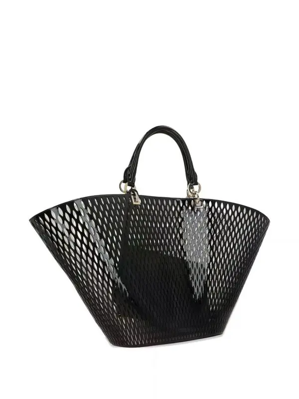 TOM FORD Patent-leather Cut-out Tote Bag