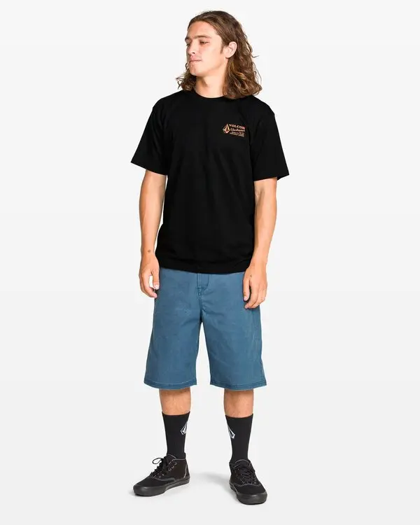 Volcom Workwear Short Sleeve Tee - Black