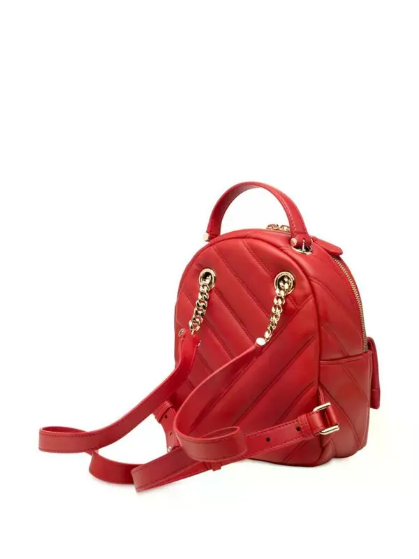 BVLGARI 2010-2025 Leather Serpenti Cabochon Backpack