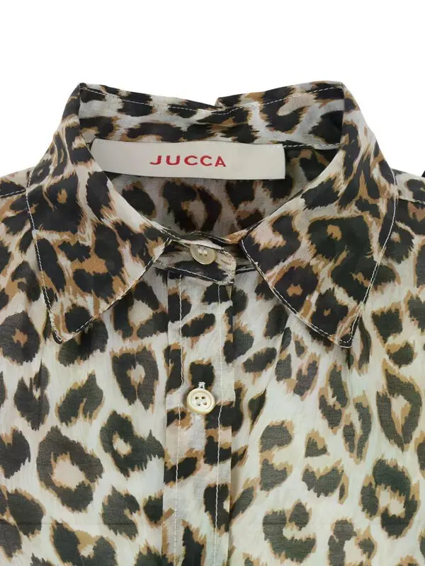 JUCCA Leopard Print Shirt