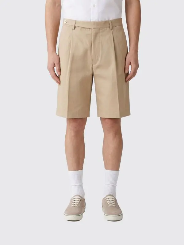 Brunello Cucinelli Pleated Shorts - Camel