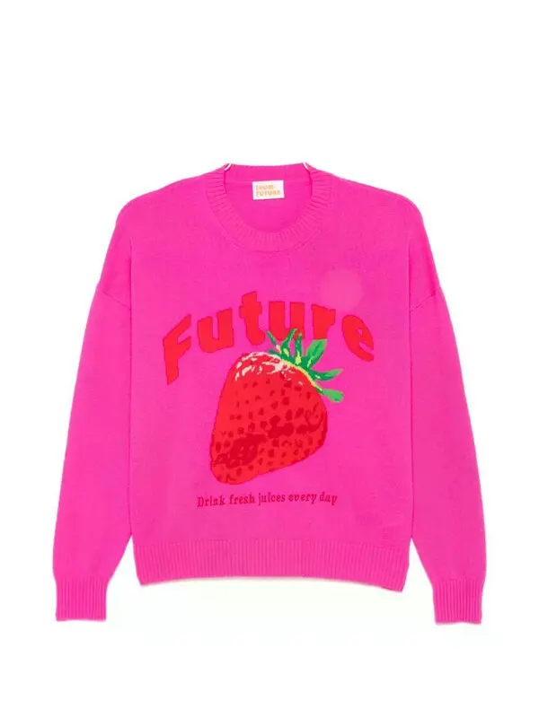 From Future Long-sleeve Sweater - Pink