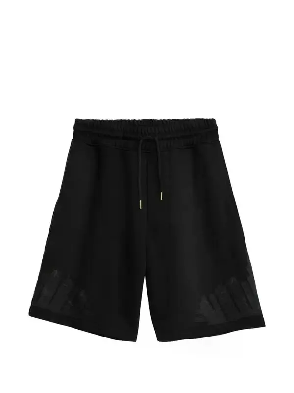 COUNTY OF MILAN Drawstring Track Shorts - Black