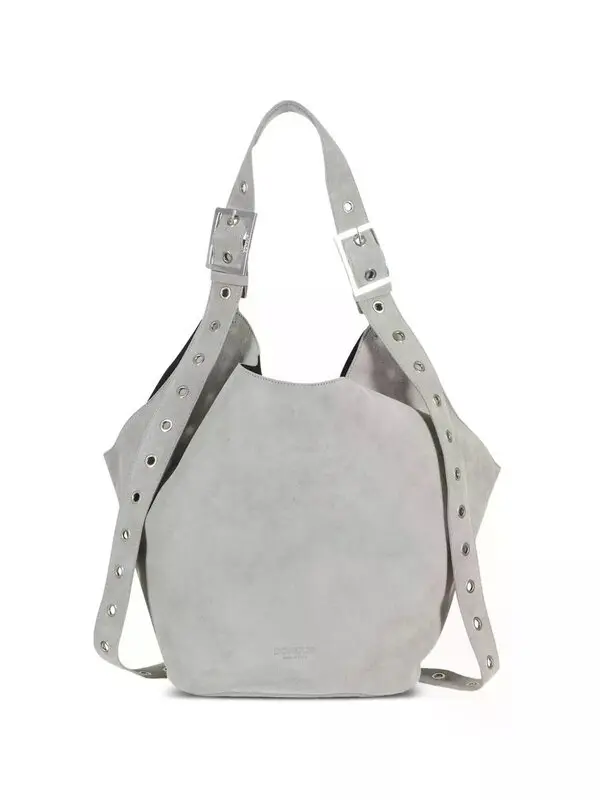 DONDUP Eyelet-embellished Buckle-detail Shoulder Bag