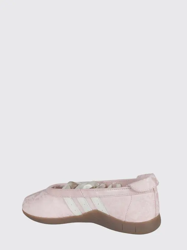 ADIDAS ORIGINALS X Liberty London Taekwondo Mei Jacquard Satin And Leather Ballerina Flats