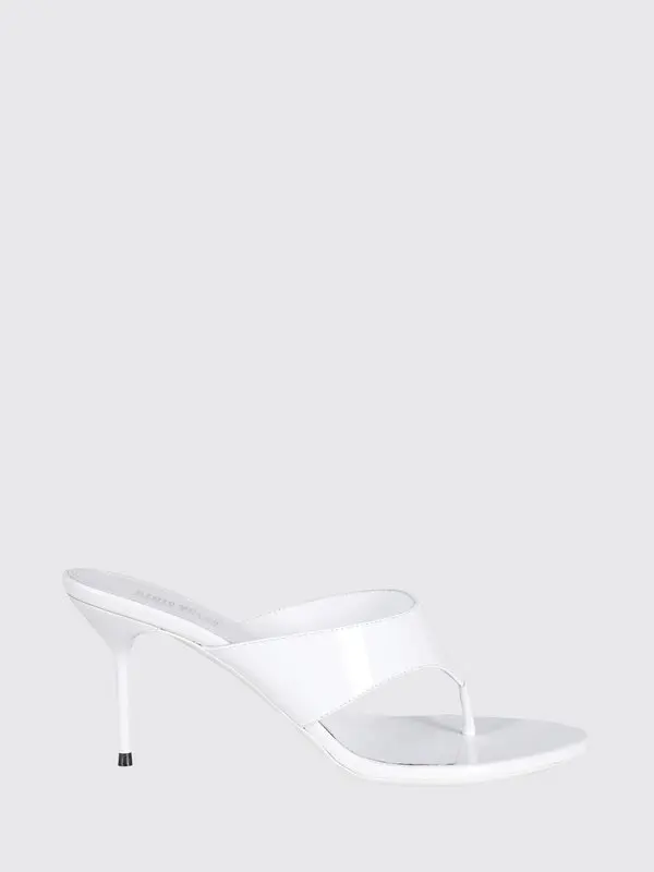 Paris Texas Heeled Sandal - White