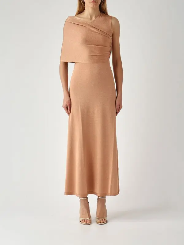 TWINSET One-shoulder Midi Dress