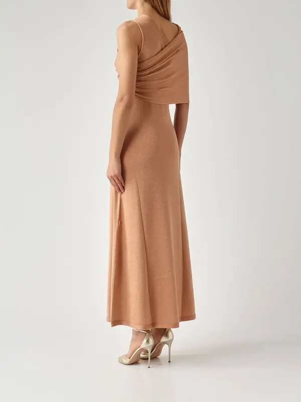 TWINSET One-shoulder Midi Dress