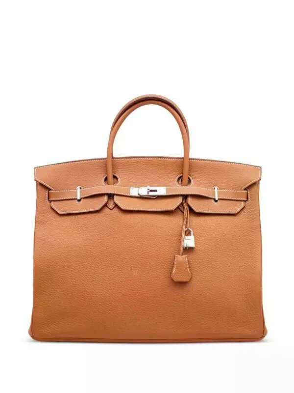 Hermès 2006 Birkin 40 Togo Leather Tote Bag - Neutrals