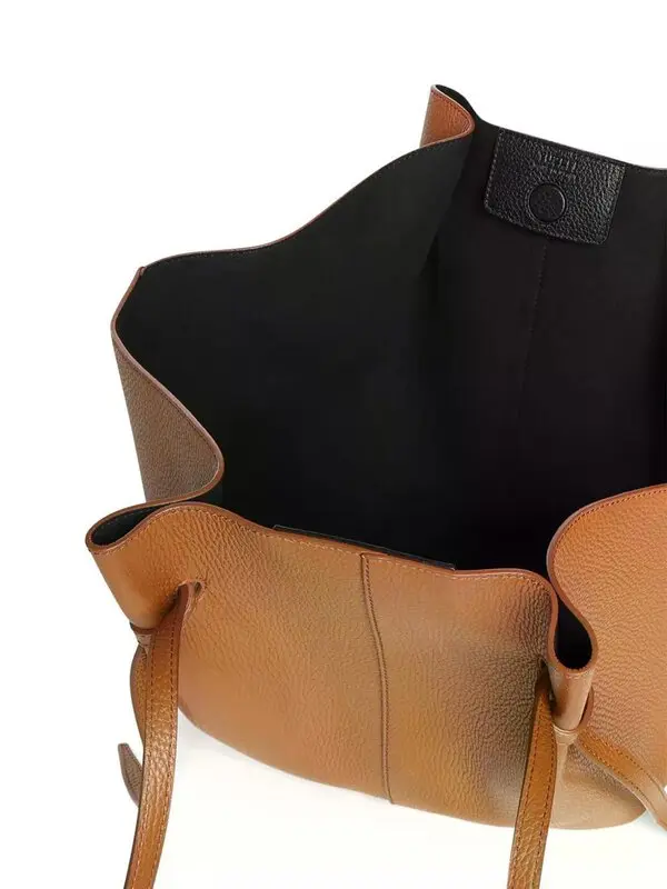Yuzefi Mochi Pebble-grain Shoulder Bag - Brown