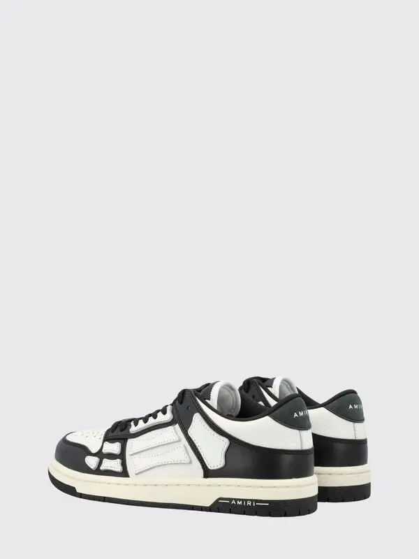 Amiri And White Leather Sneakers