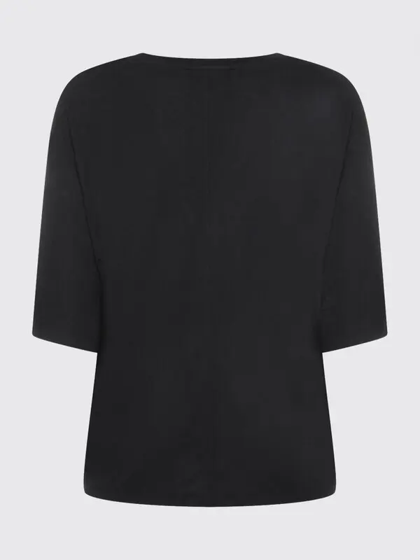 THOM KROM Modal And Silk Blend V-neck Top