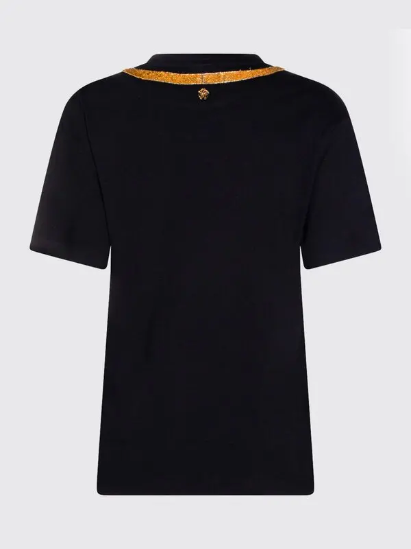 Roberto Cavalli Embellished Snake T-shirt