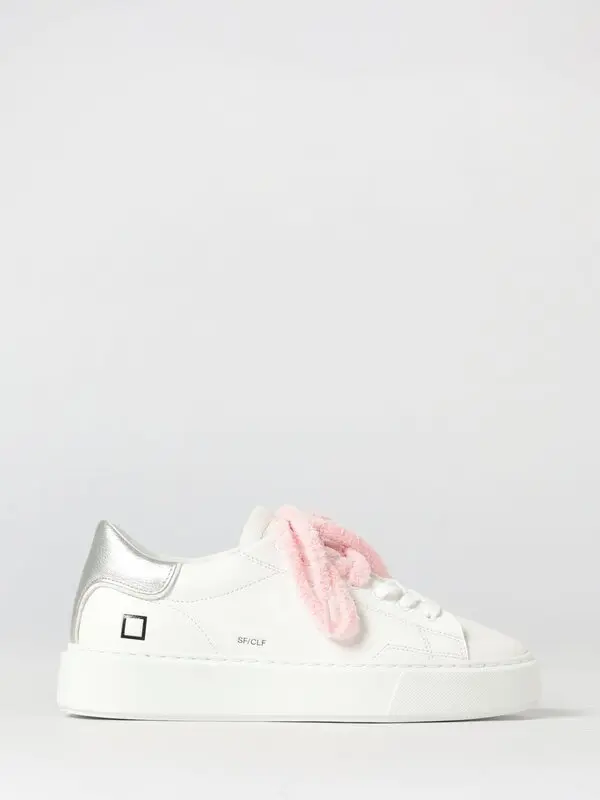 D.a.t.e. Sfera Leather Sneakers - Silver