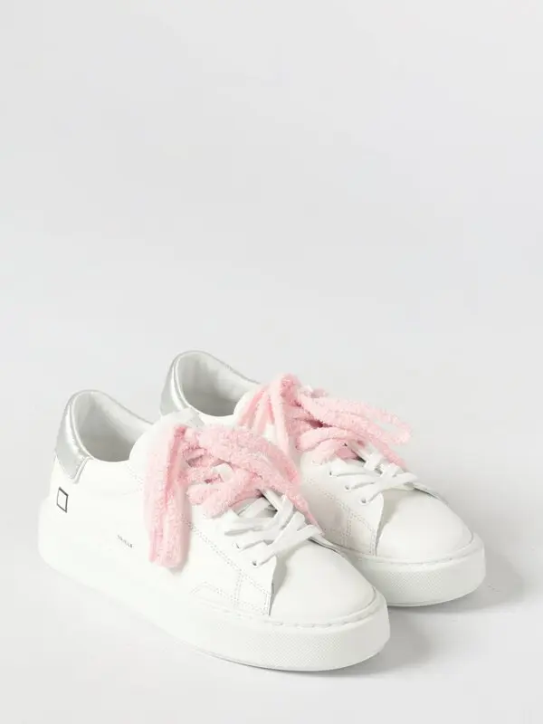 D.a.t.e. Sfera Leather Sneakers - Silver