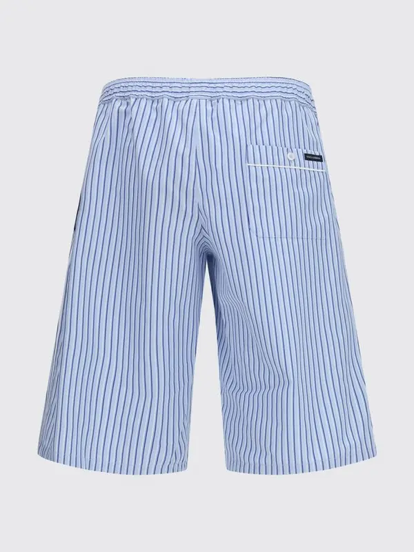 Dolce & Gabbana Cotton And Silk Blend Shorts