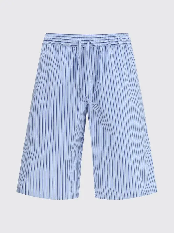 Dolce & Gabbana Cotton And Silk Blend Shorts