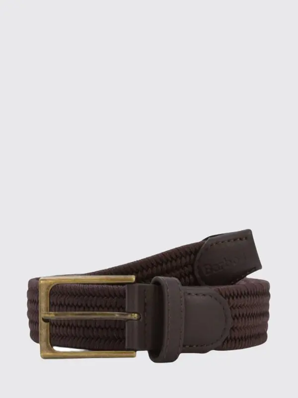 Barbour Braided Belt - Brown